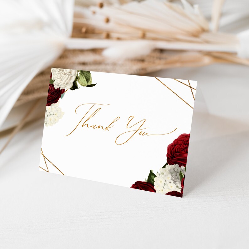 Burgundy Wedding Template Bundle Burgundy and Gold Wedding - Etsy