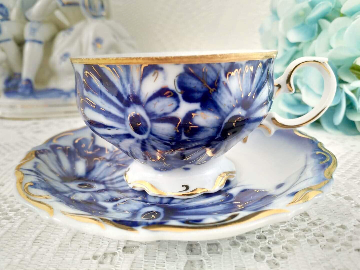 Gorgeous Vintage JRJS CLUJ Made in Romania Tea Set Porcelain Vintage ...