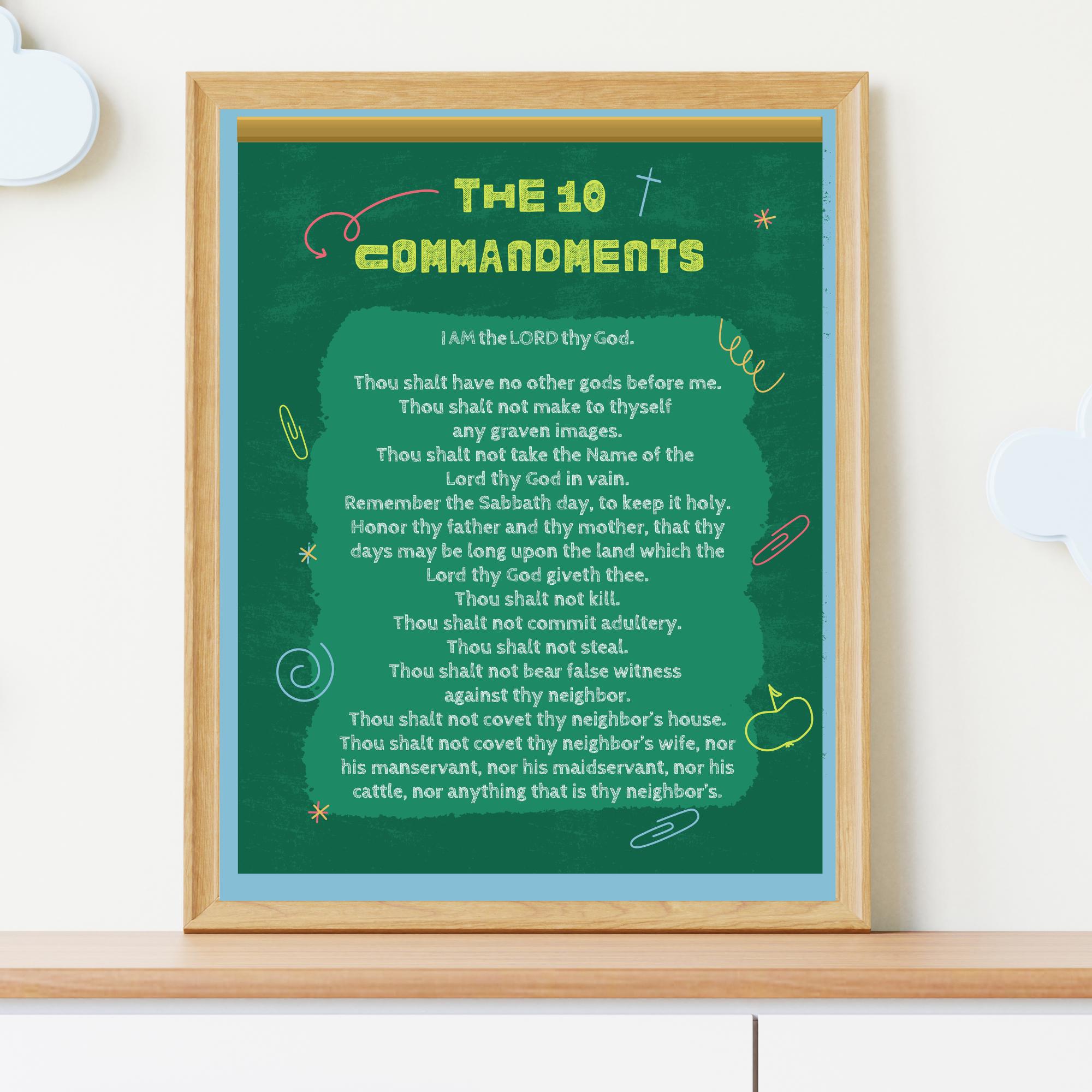 World Religion Classroom Posters: Chalkboard Design (digital Download ...