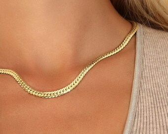 Solid Gold Mom Chain - Etsy