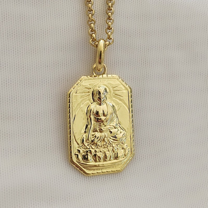 Buddha Necklace Men - Etsy