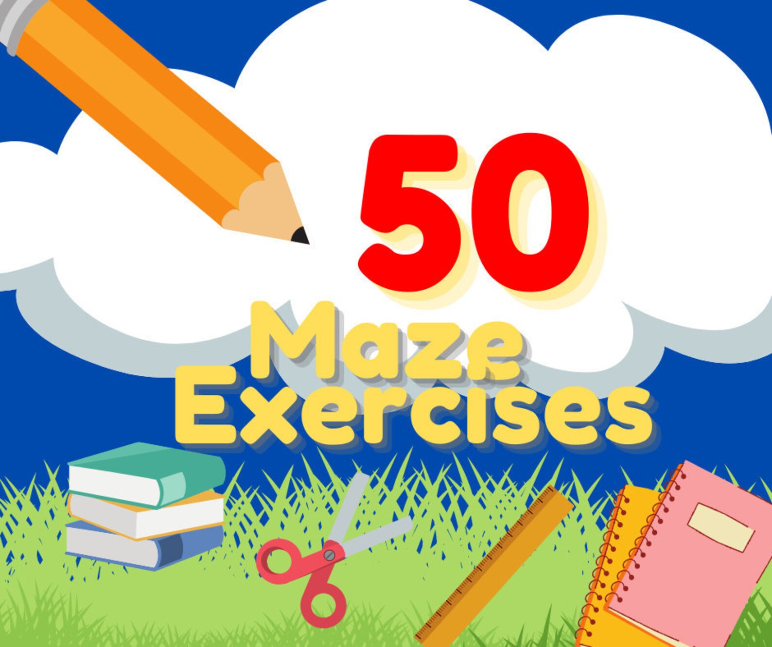 50 Maze Exercises for Kids | Distance Learning | Quiet Time | Weekend ...
