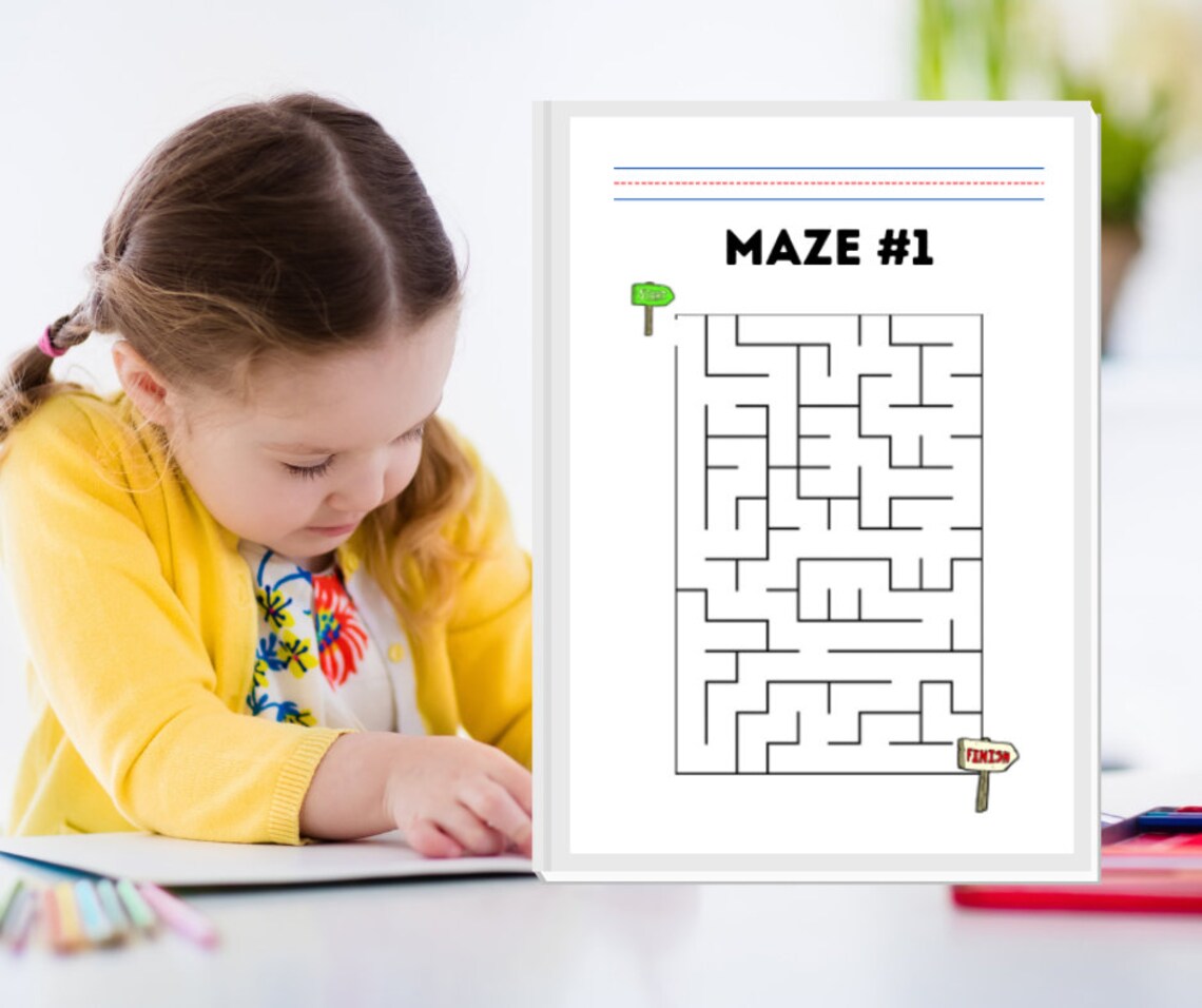 50 Maze Exercises for Kids | Distance Learning | Quiet Time | Weekend ...