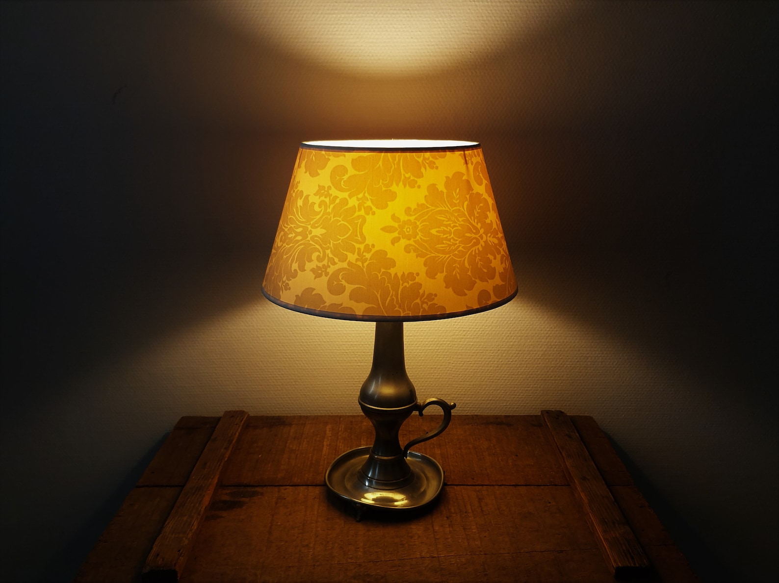 Beautiful Design PURE Pewter Based Table Lamp Special Wave | Etsy