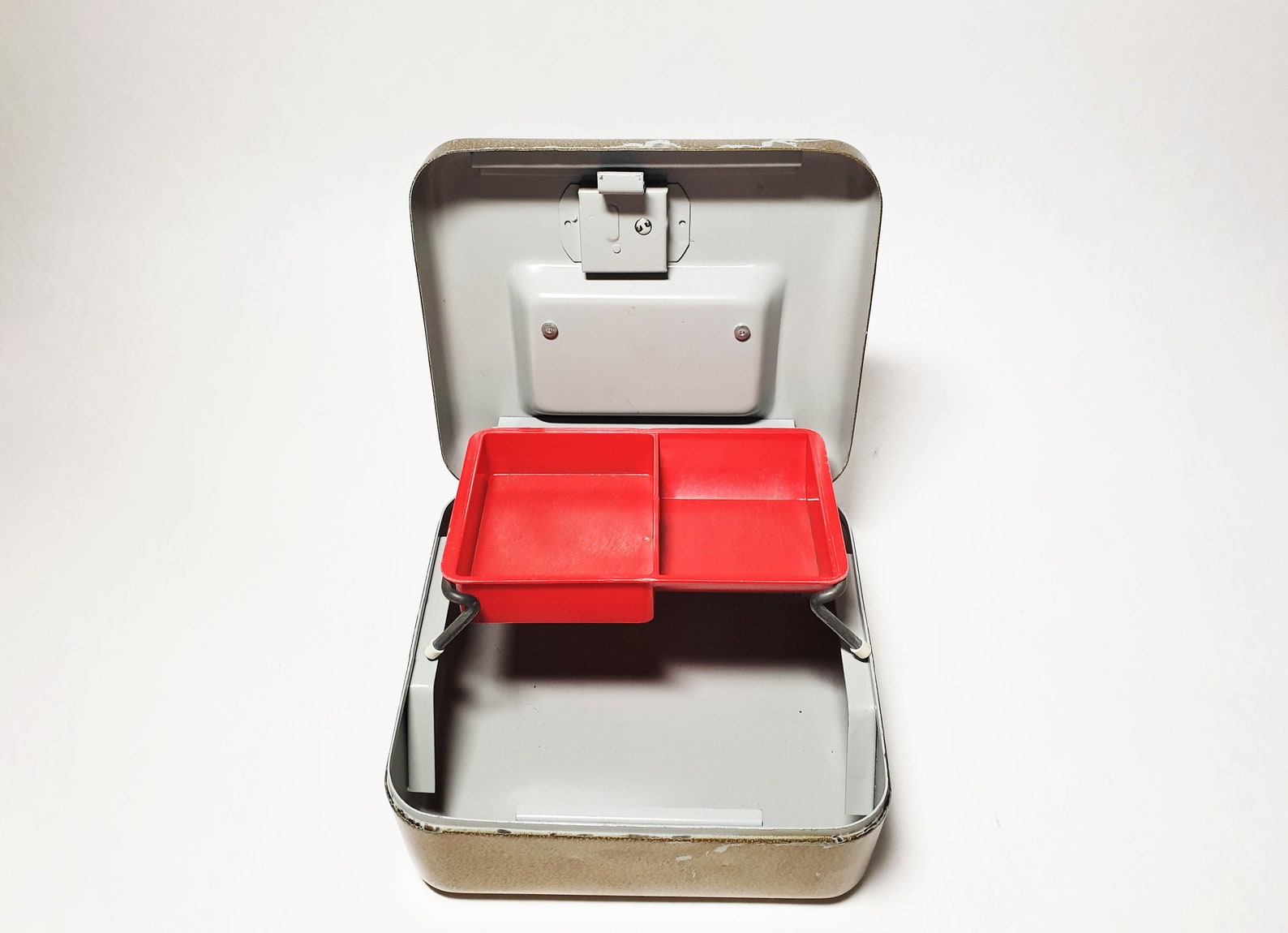 Vintage Gold Colored Money Box With Cash Box Vintage - Etsy