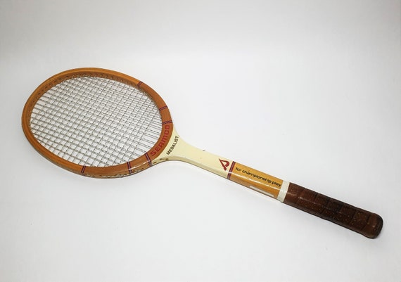 Beautiful Vintage Wooden SEAMCO Medalist Tennis Racket | Etsy