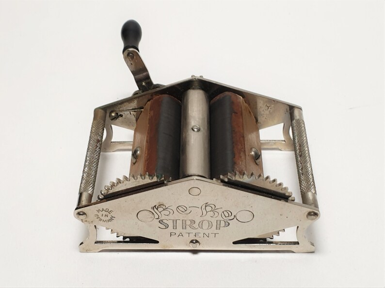 RARE Antique German Razor Blade Sharpener Stropper Be-be | Etsy