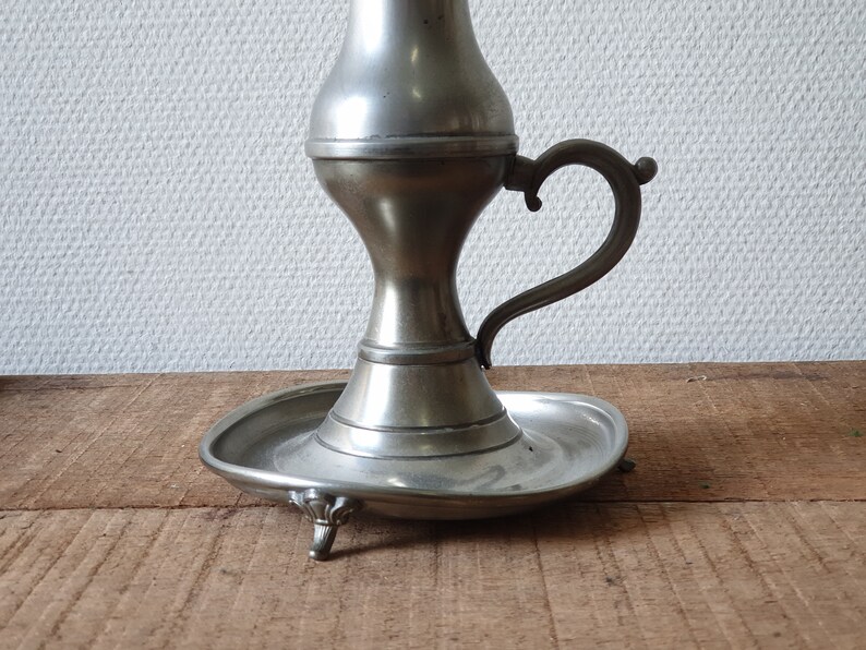Beautiful Design PURE Pewter Based Table Lamp Special Wave - Etsy