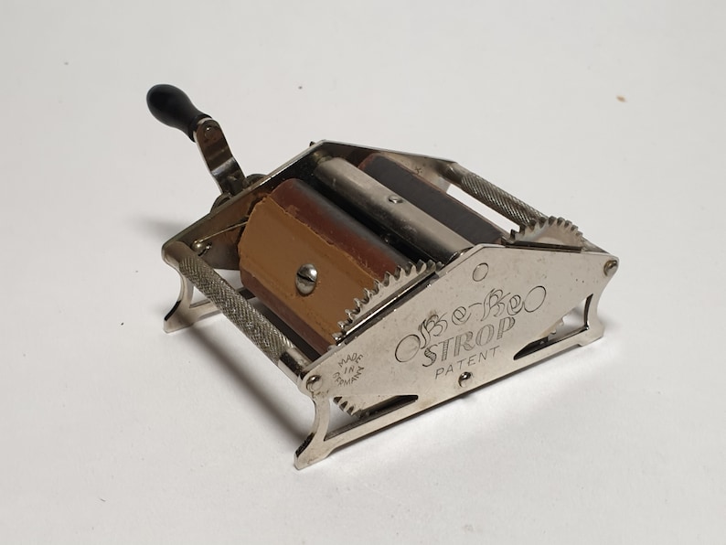 RARE Antique German Razor Blade Sharpener Stropper Be-be | Etsy