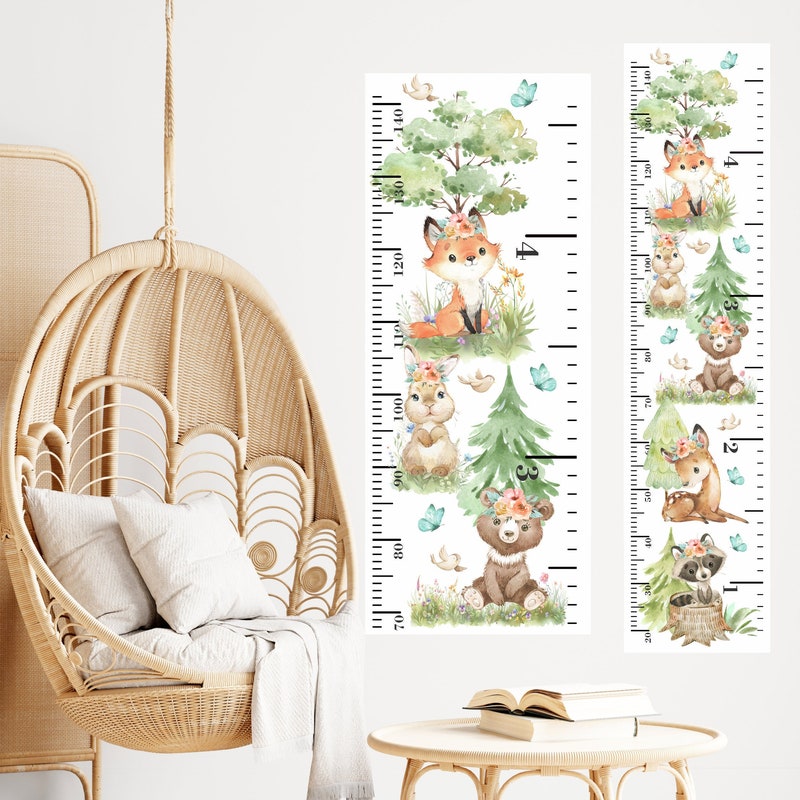 Woodland Growth Chart - Etsy