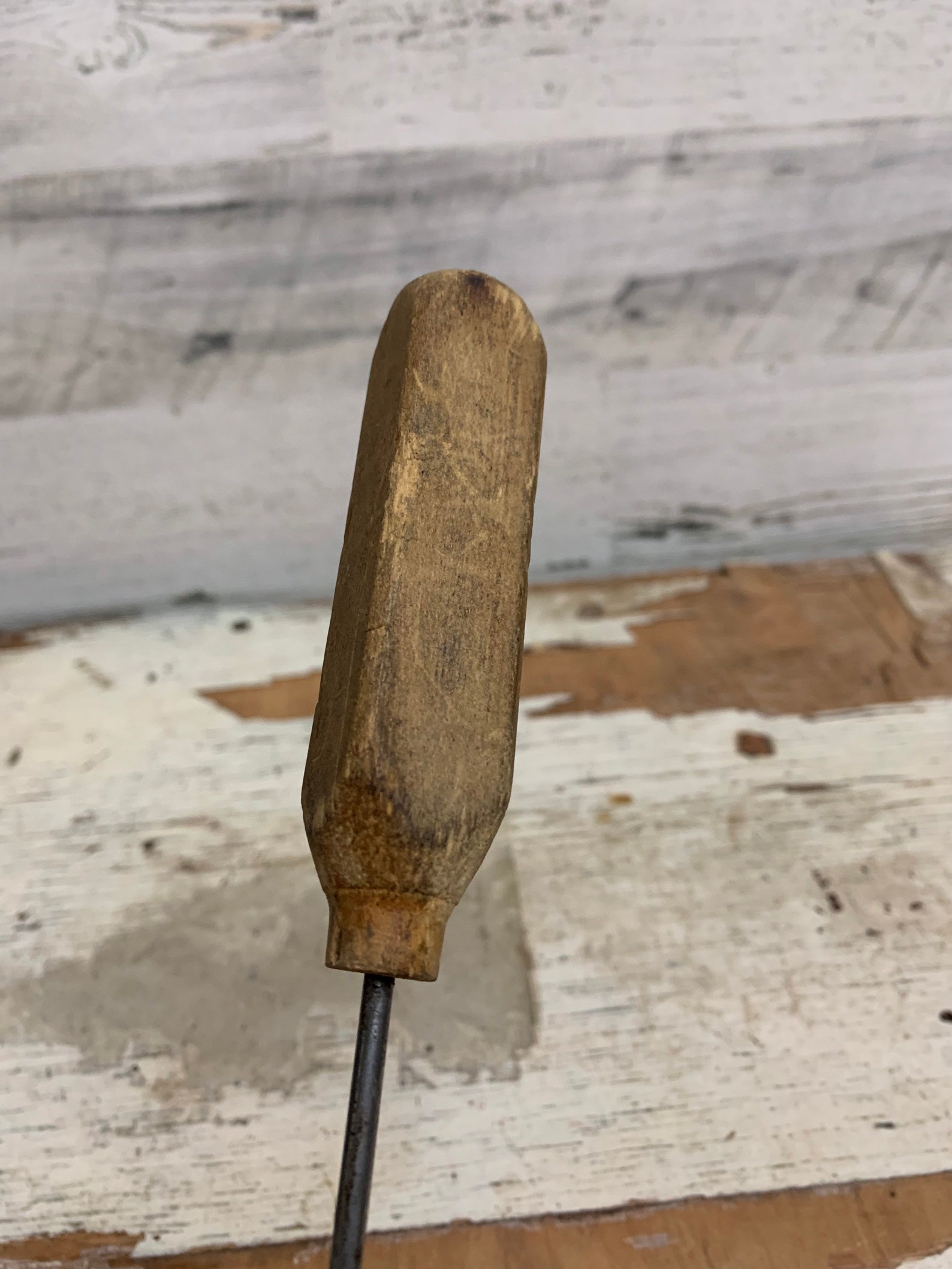 Vintage Wooden Handle Ice Pick Tool | Etsy