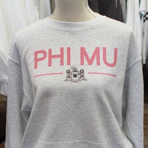 Phi Mu Classic Crest Sweatshirts and T-shirts - Etsy