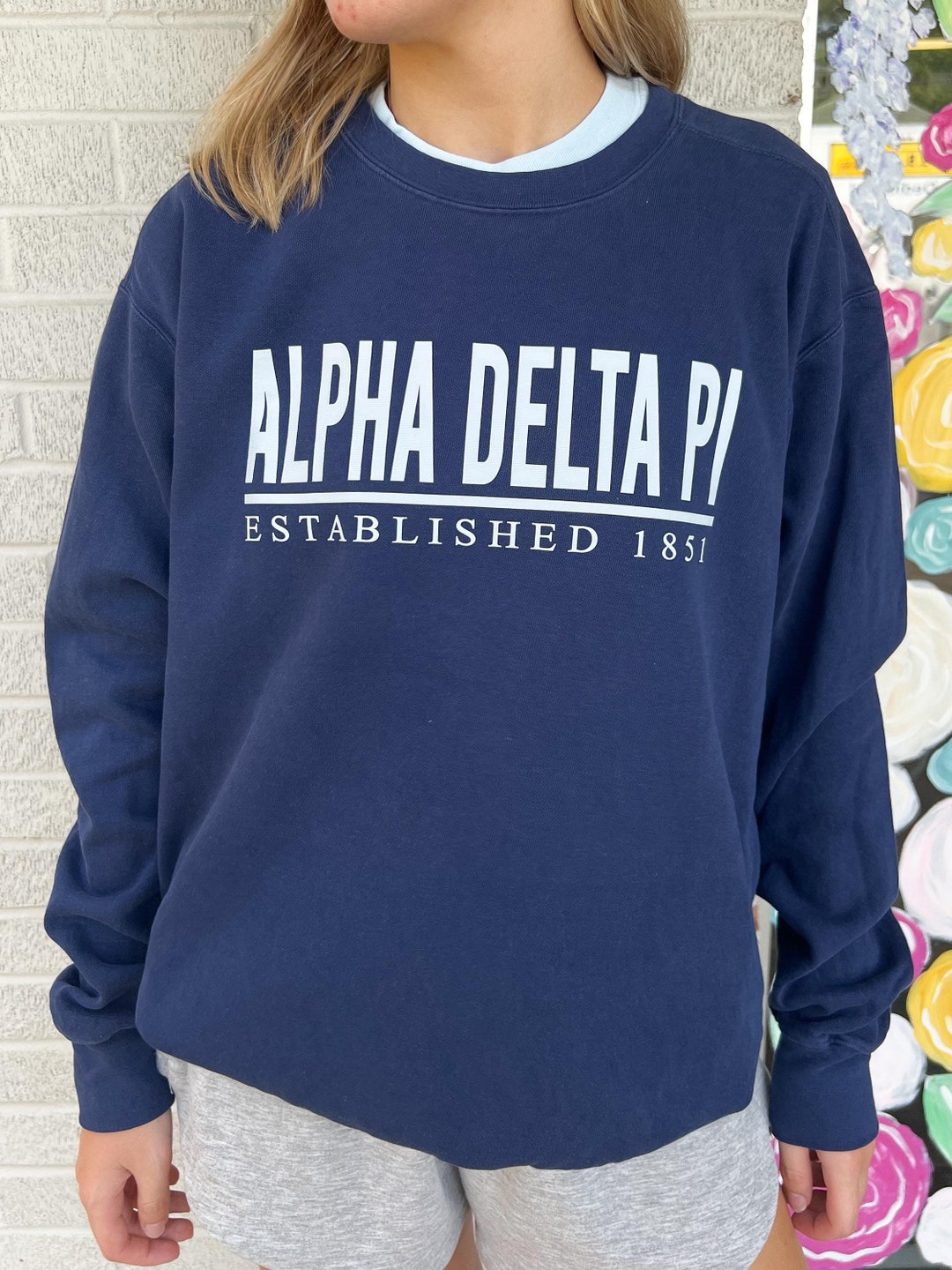 Alpha Delta Pi Sweatshirt: ADPI Sorority Apparel, Big Little Gift - Etsy