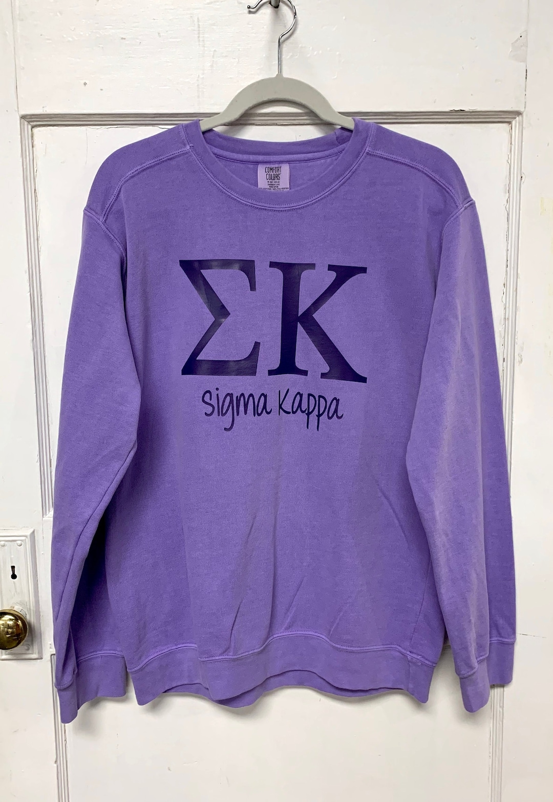 Sigma Kappa Comfort Colors Sweatshirt - Choose Your Colors! - Etsy