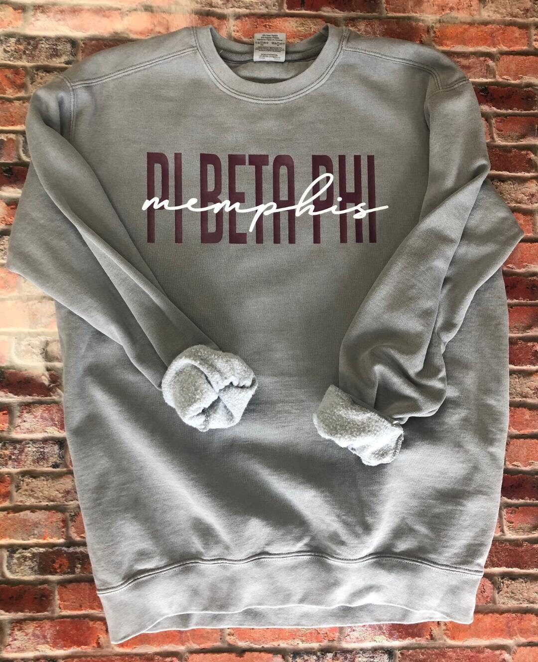 CUSTOM Pi Beta Phi Sweatshirt | Choose Your School/colors | Pi Phi ...