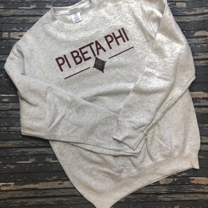 Pi Beta Phi Classic Crest Sweatshirts and T-shirts - Etsy