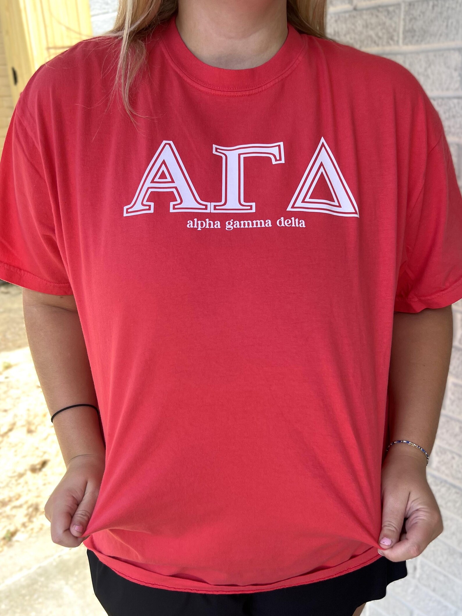 Alpha Gamma Delta T-shirt: Comfort Colors Sorority Tee - Etsy