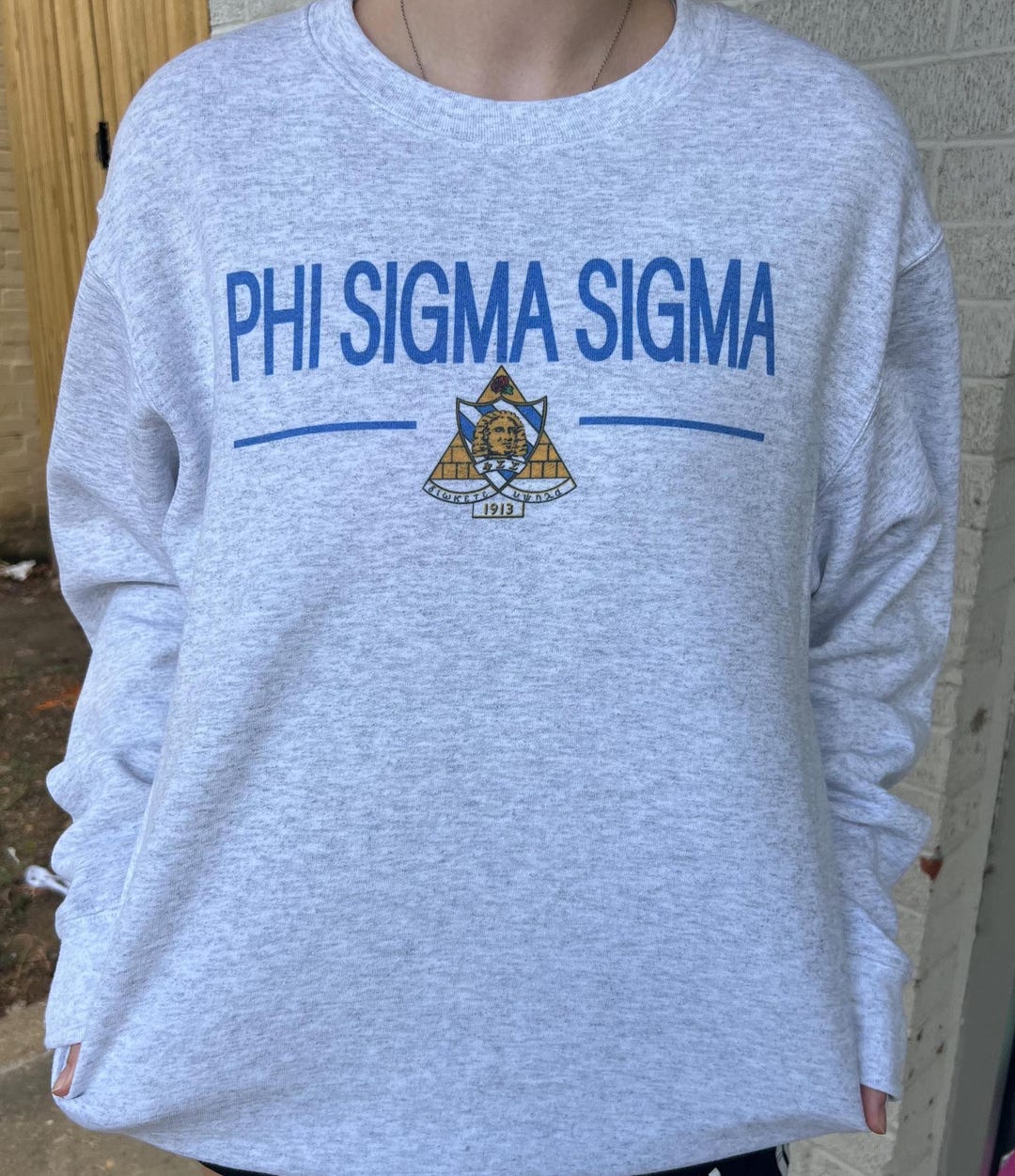 Phi Sigma Sigma Sweatshirt: Ash Grey Sorority Pullover - Etsy