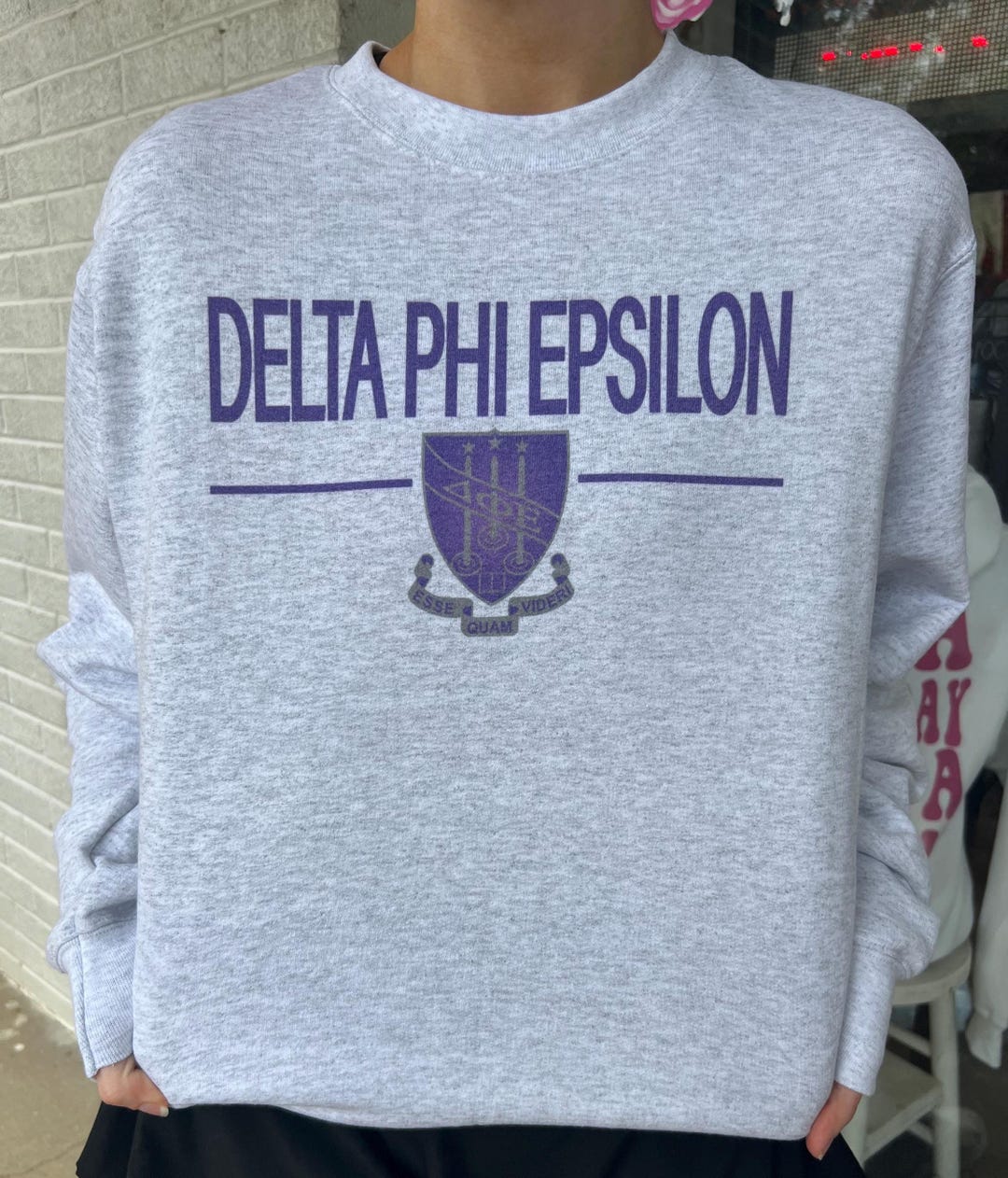 Delta Phi Epsilon Classic Crest Sweatshirts and T-shirts | Sorority ...