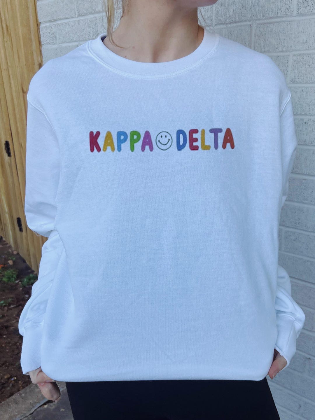 Kappa Delta Multicolor With Smiley Face T-shirts and Sweatshirts | KD ...