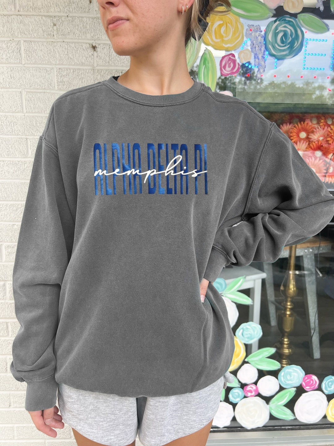 CUSTOM Alpha Delta Pi Sweatshirt | Choose Your School/colors | ADPI ...