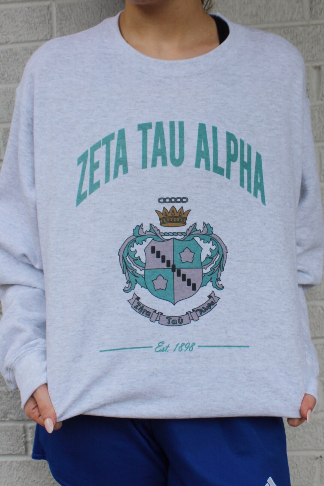 Zeta Tau Alpha Crest Sweatshirts and T-shirts Sorority Merch and Greek ...