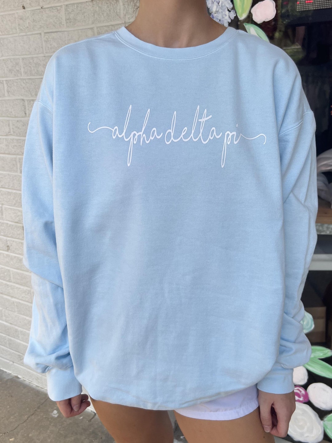 Alpha Delta Pi Sweatshirt: Comfort Colors ADPI Sorority Apparel - Etsy