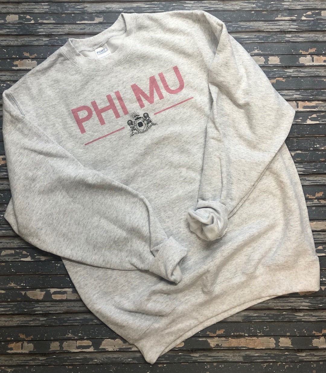 Phi Mu Classic Crest Sweatshirts and T-shirts - Etsy