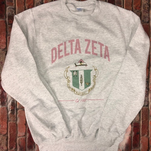 Delta Zeta Rose Symbol Crest Sweatshirts and Tshirts - Etsy