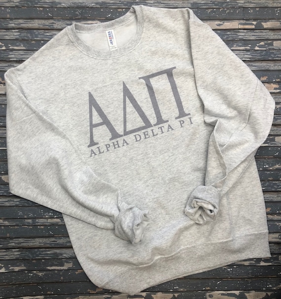 Alpha Delta Pi Classic Traditional Greek Sorority Sweatshirts | Etsy