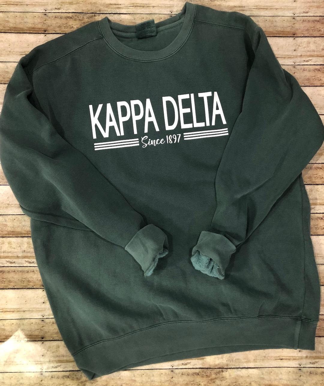 Kappa Delta Est. 1897 Comfort Colors Sweatshirt - Etsy