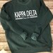 Kappa Delta Est. 1897 Comfort Colors Sweatshirt - Etsy
