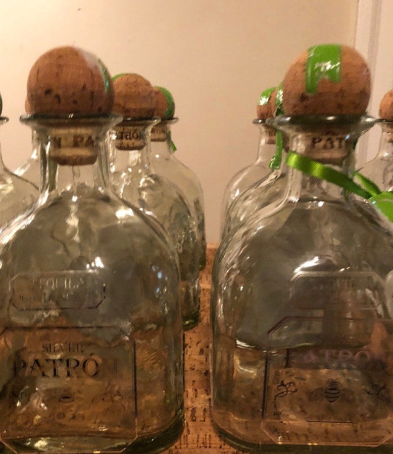 PATRON BOTTLES W/ Cork// 750 Ml, 375 Ml, 200 Ml, 100 Ml, 50 Ml - Etsy