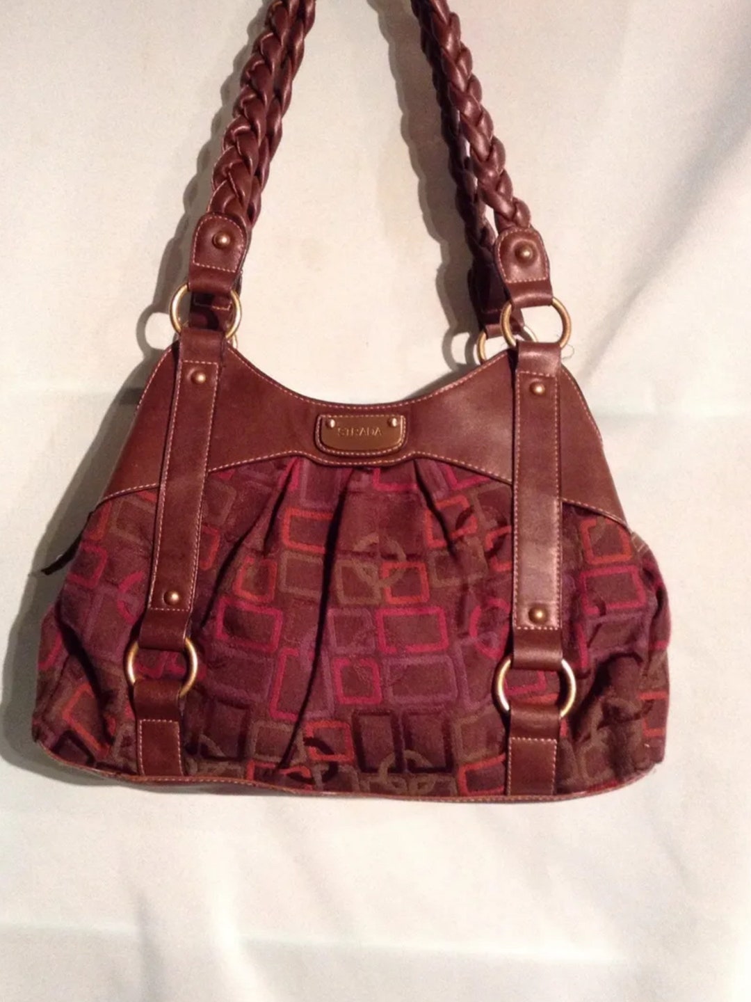 Strada Brown Multicolored Shoulder Handbag - Etsy