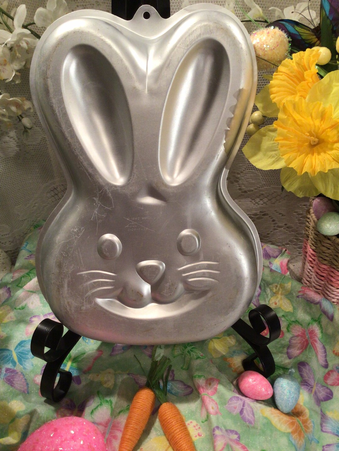 Wiltons Bunny Face Cake Pan 2105-2074 Vintage - Etsy
