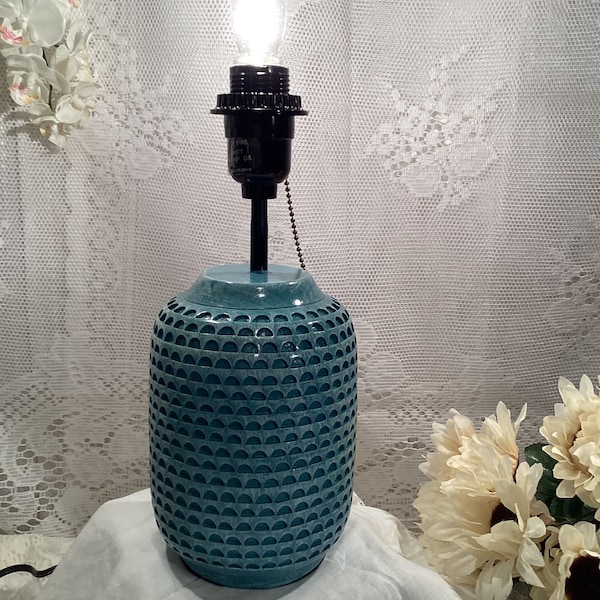 Turquoise Table Lamp - Etsy