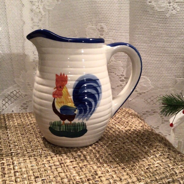 Rooster Pitcher - Etsy