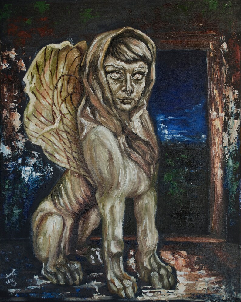 Sphinx Print - Etsy