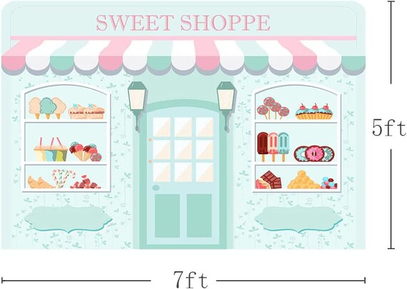 Ice Cream Shop Background