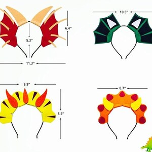 Dinosaur Headbands Pack of 12, Dinosaur Party Favors, Dragon Headband ...
