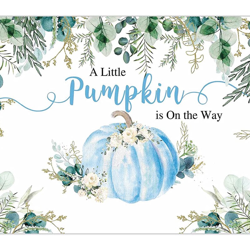 Blue Pumpkin Baby Shower - Etsy
