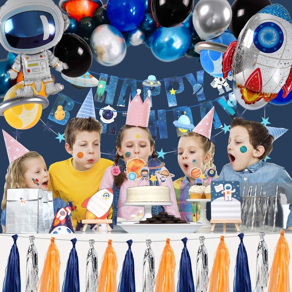 Outer Space Birthday Decoration Astronaut Birthday Decor Kit | Etsy