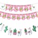 Llama Birthday Banner, Llama Party Decoration Supplies for Mexican ...