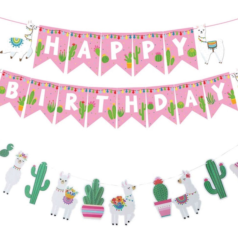 Llama Banner - Etsy
