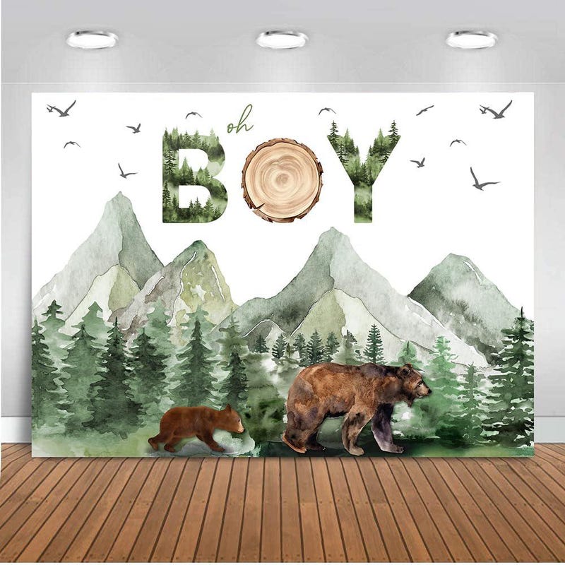 Baby Boy Backdrop - Etsy