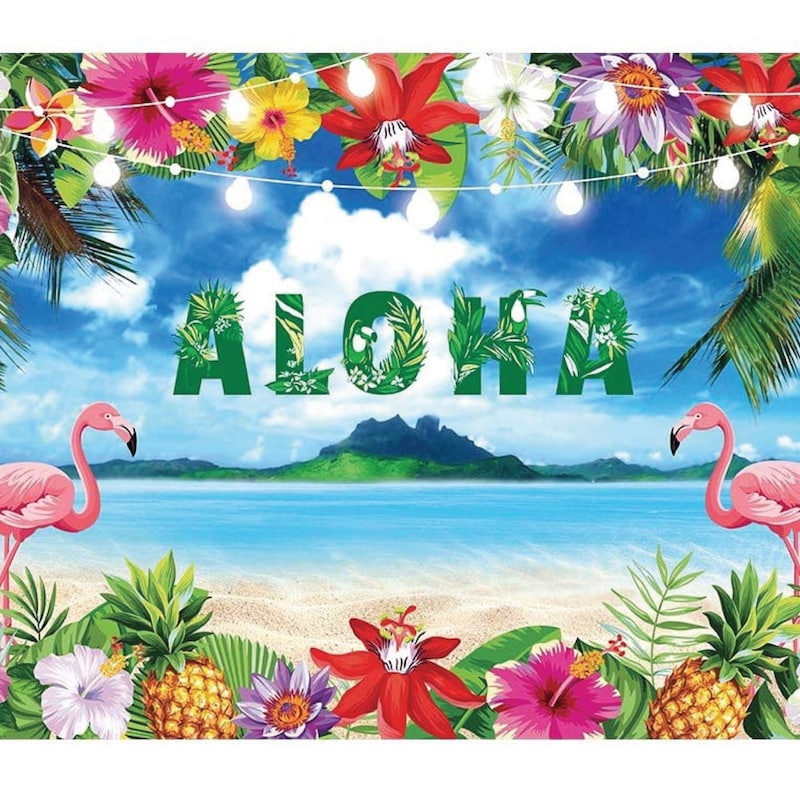 Hawaiian Backdrop - Etsy