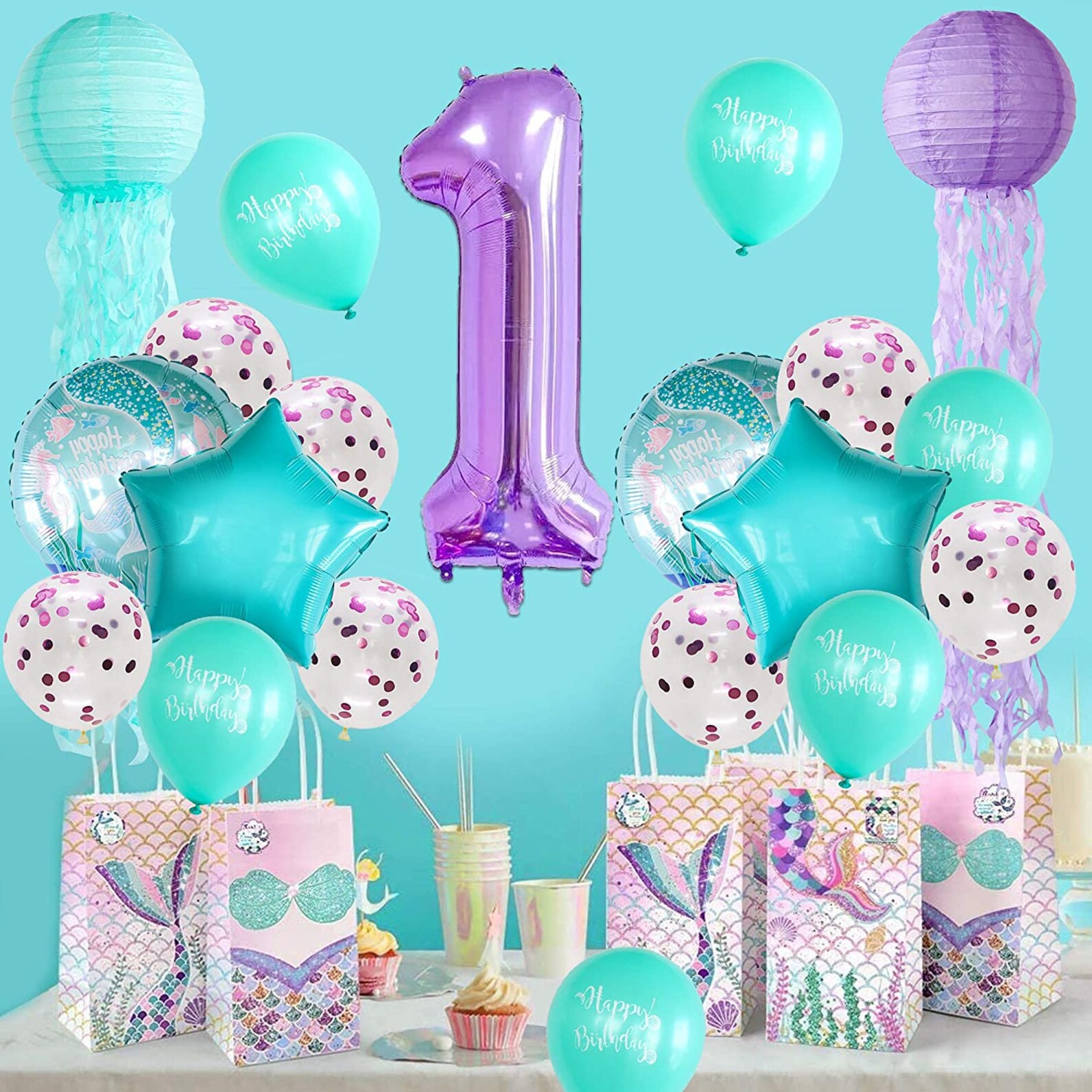 Under the Sea 1st Birthday Party Decorations Hanging | Etsy