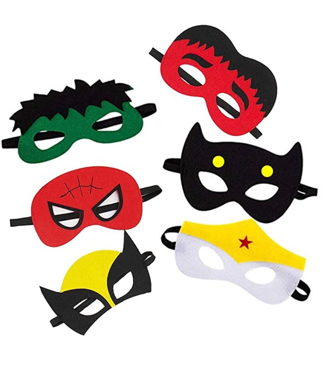 Superhero Masks Pack of 35 Superhero Party Favors Superhero - Etsy