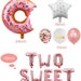 Donut Two Sweet Birthday Party Decoration, Girl's Donut 2nd Birthday ...