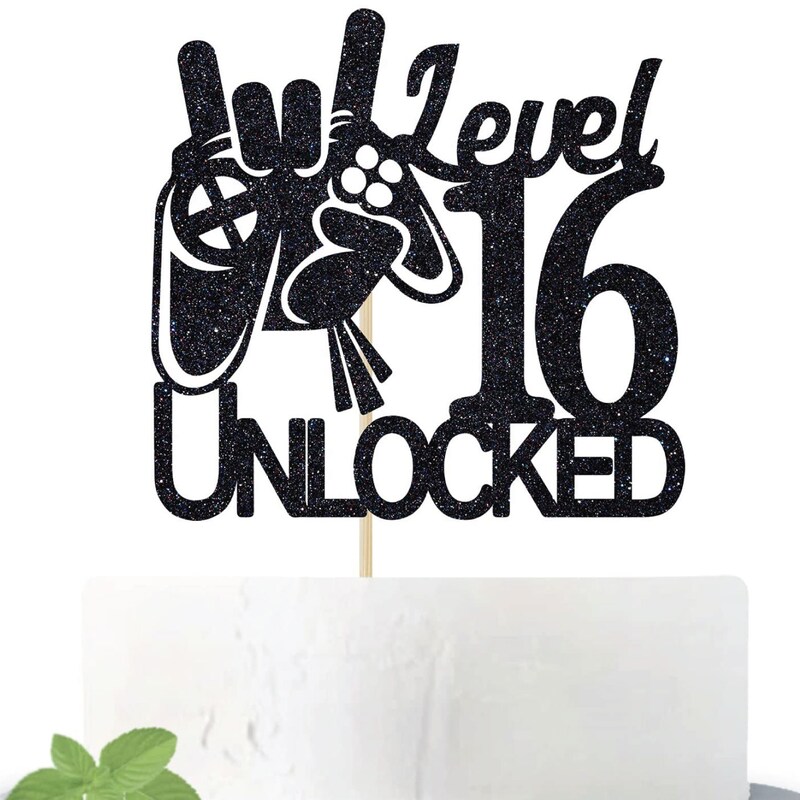 16th Birthday Cake Topper - Etsy
